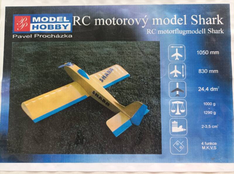 Motorový model SHARK. | modelbazar.cz