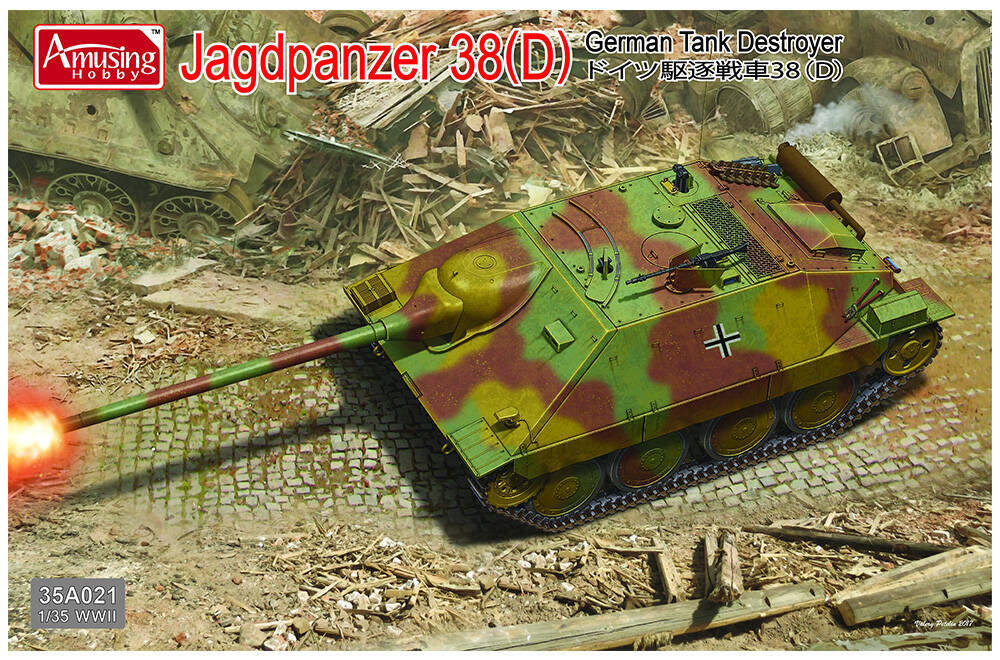 1/35 Jagdpanzer 38(D) German Tank Destroyer | modelbazar.cz
