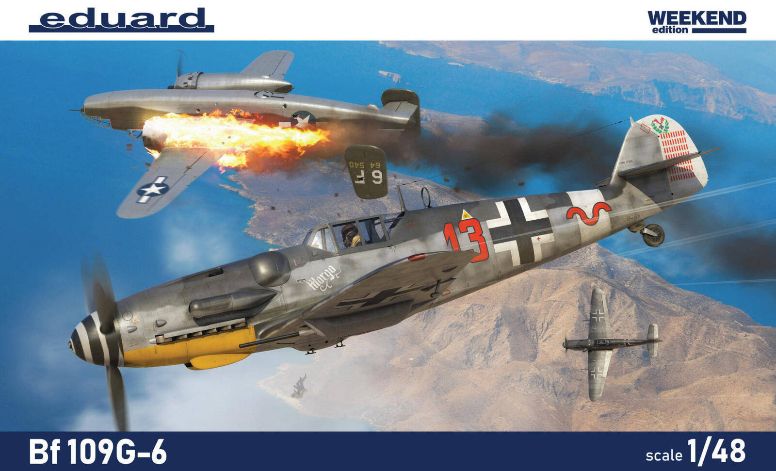 Bez krabičky Bf 109G-6 Weekend, 1/48, Eduard | modelbazar.cz