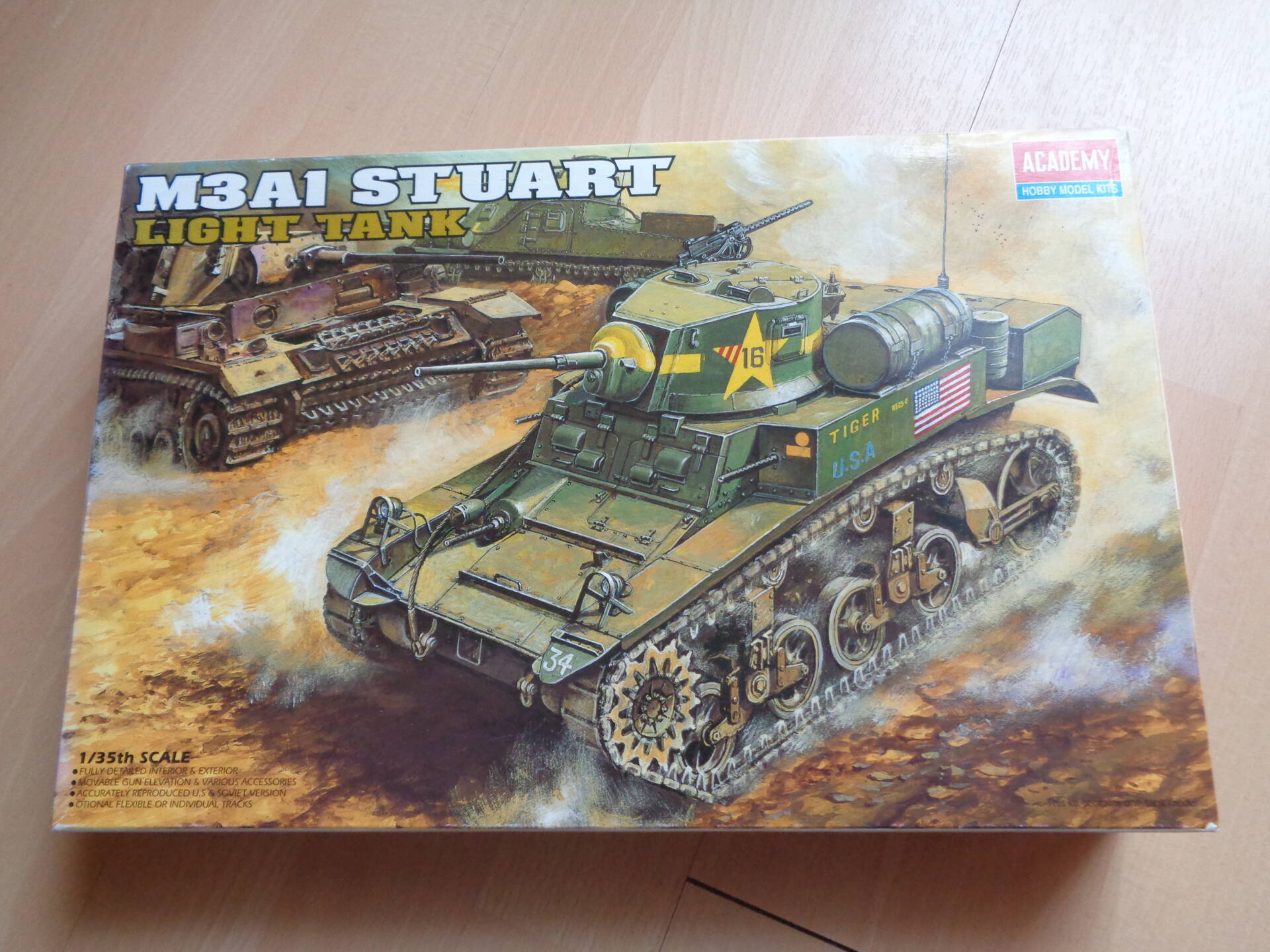 M3A1 Stuart ACADEMY | modelbazar.cz